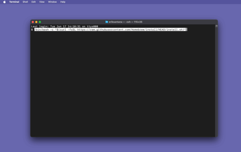 How To Install Homebrew On MacOS | Erik Santana